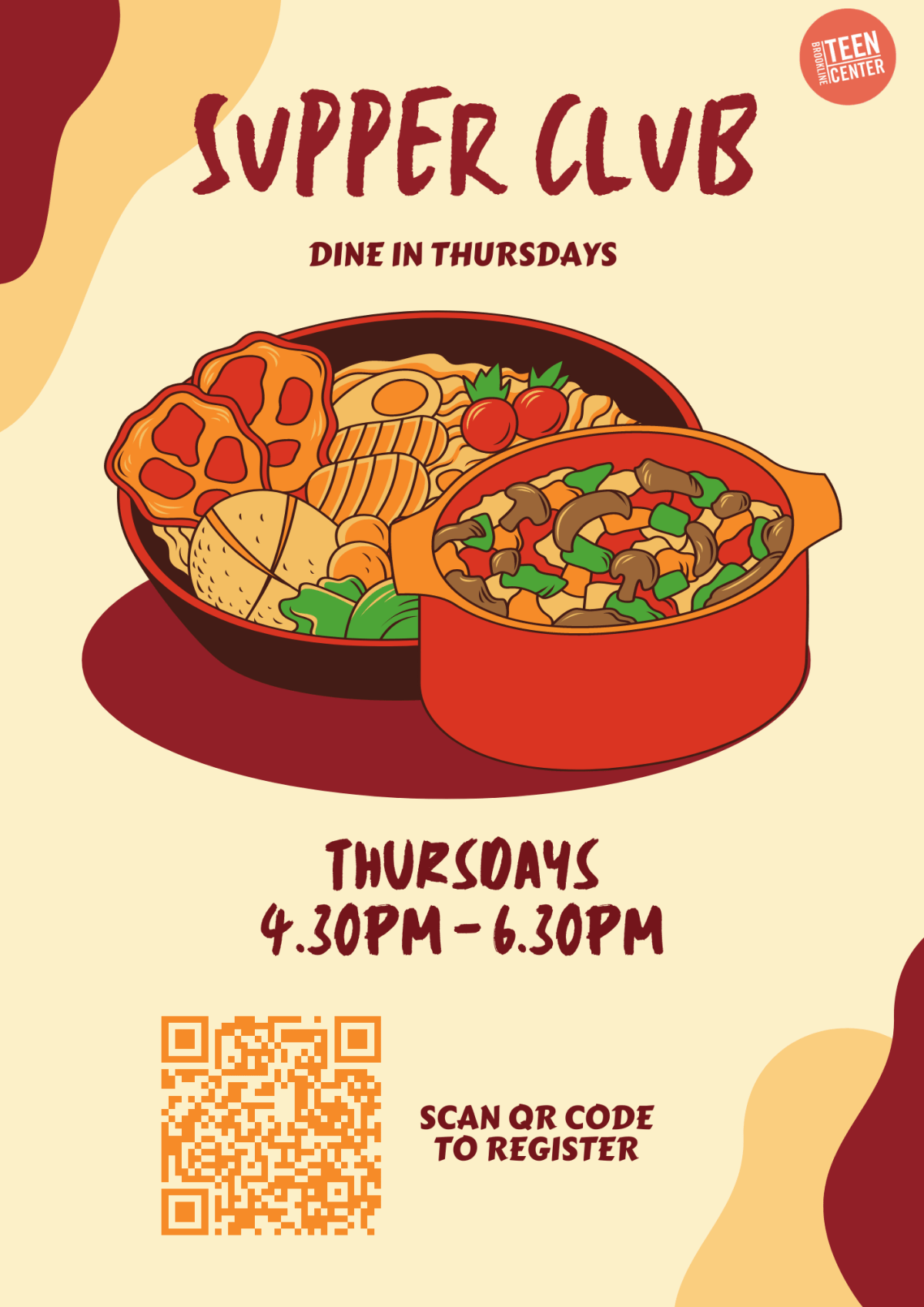 Supper Club – Brookline Teen Center